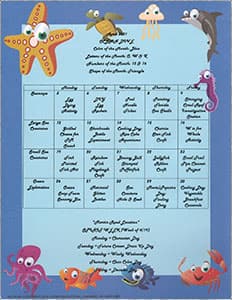 Monthly Calendars & Hot Lunch Menu - Teddy Bear's Playhouse